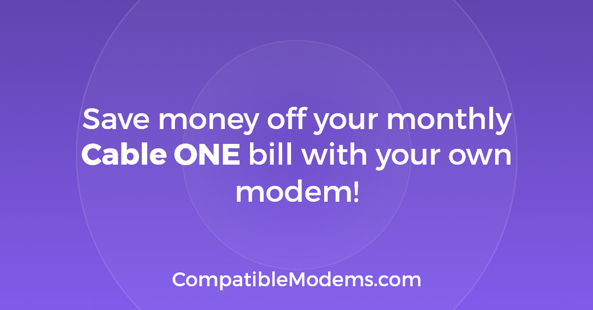 Best Cable ONE Approved Modems & Routers (2025)! | CompatibleModems